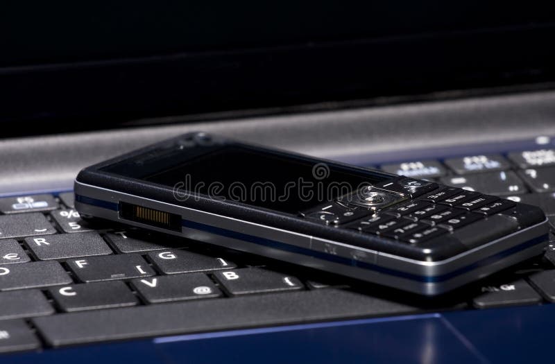 Mobile phone stock image. Image of keyboard, computer - 13107303