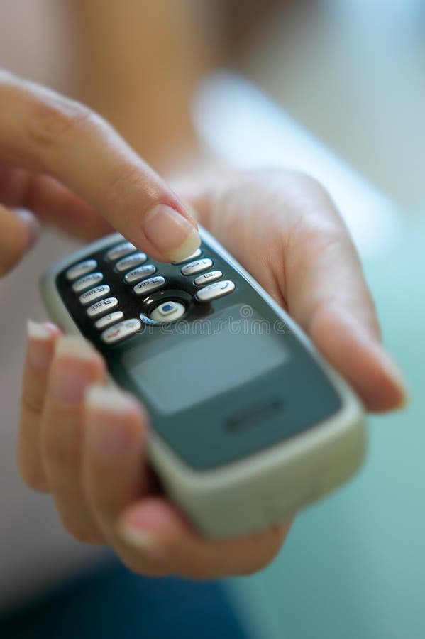 Mobile phone stock image. Image of hand, call, holding - 13273879