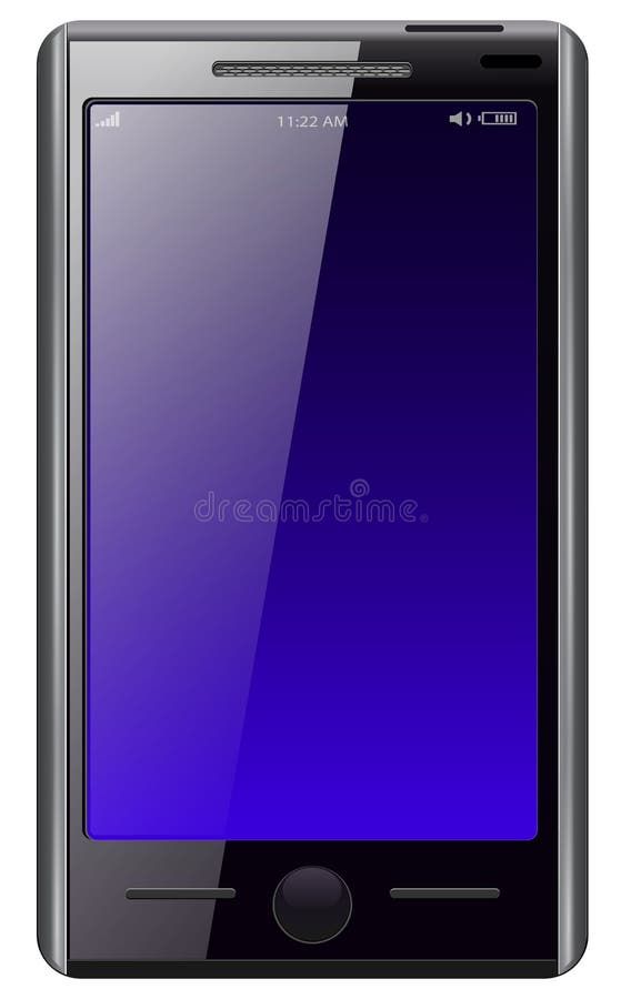 Mobile phone vector. stock vector. Illustration of isolated - 16737005