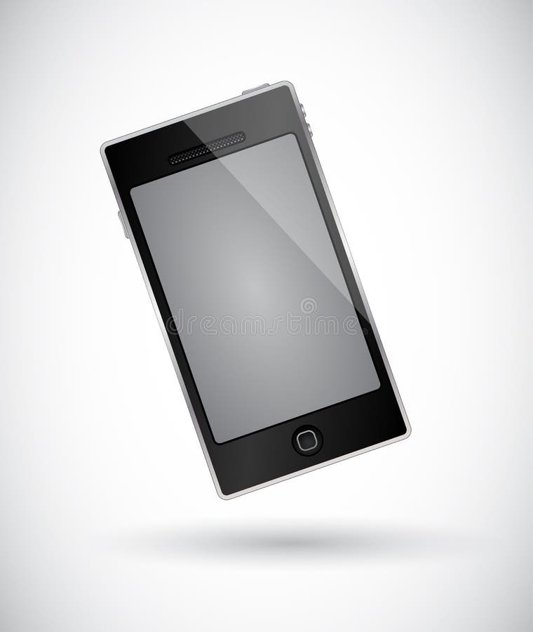 Mobile phone stock vector. Illustration of screen, communication - 23720169