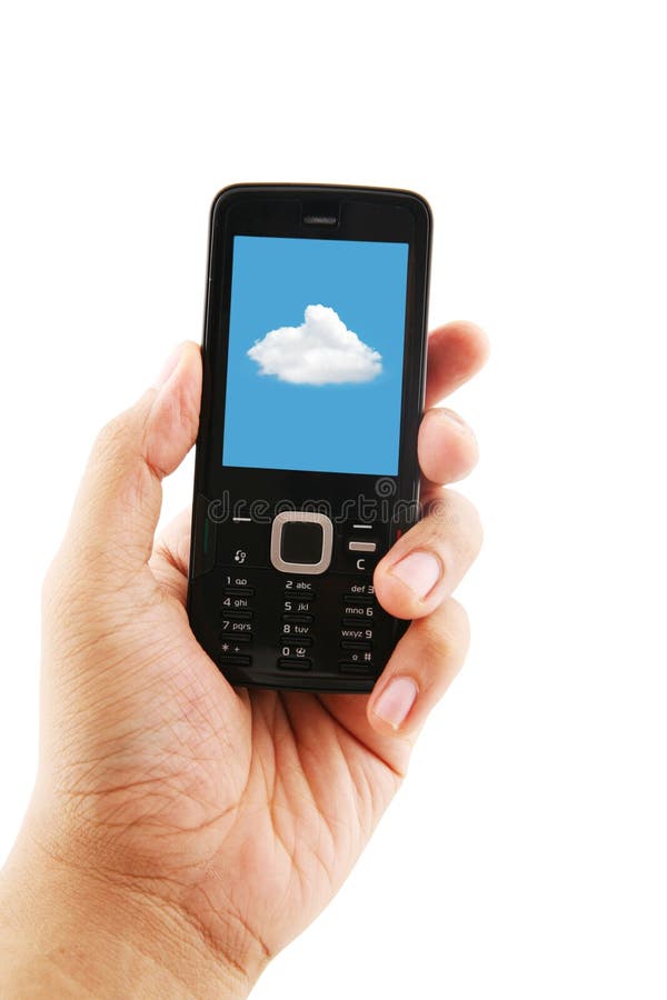 Three Different Types of Mobile Phones Stock Photo - Image of screen ...