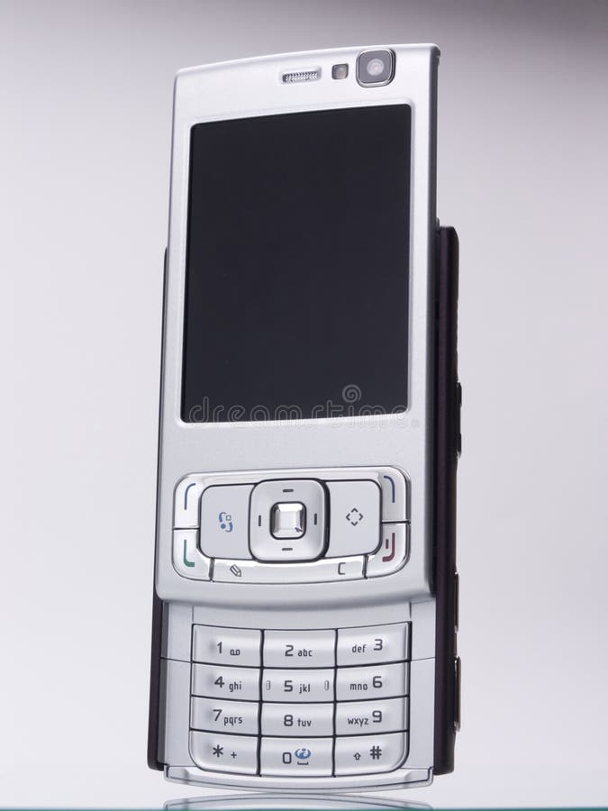 Mini-pc Cell Phone stock photo. Image of dial, blank, mobile - 339162