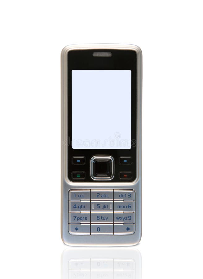 Isolated cell phone stock image. Image of message, phone - 329505