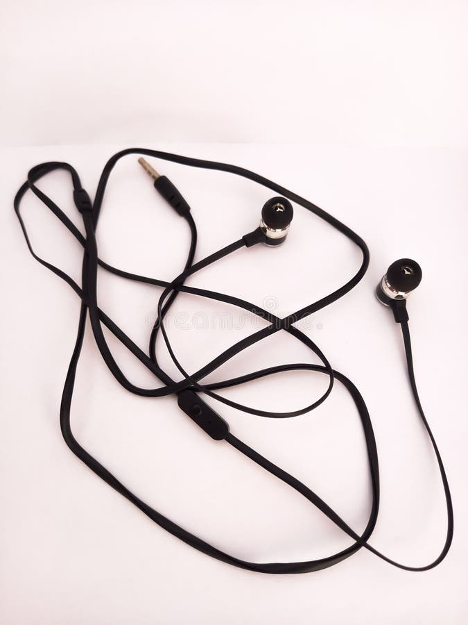 Mobile Phone Accessories for Listening To Audio Stock Image - Image of ...