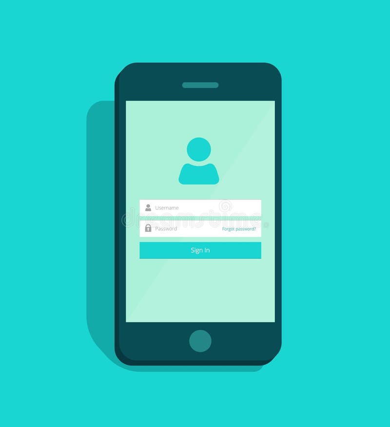 Phone Login Stock Illustrations – 9,433 Phone Login Stock Illustrations ...