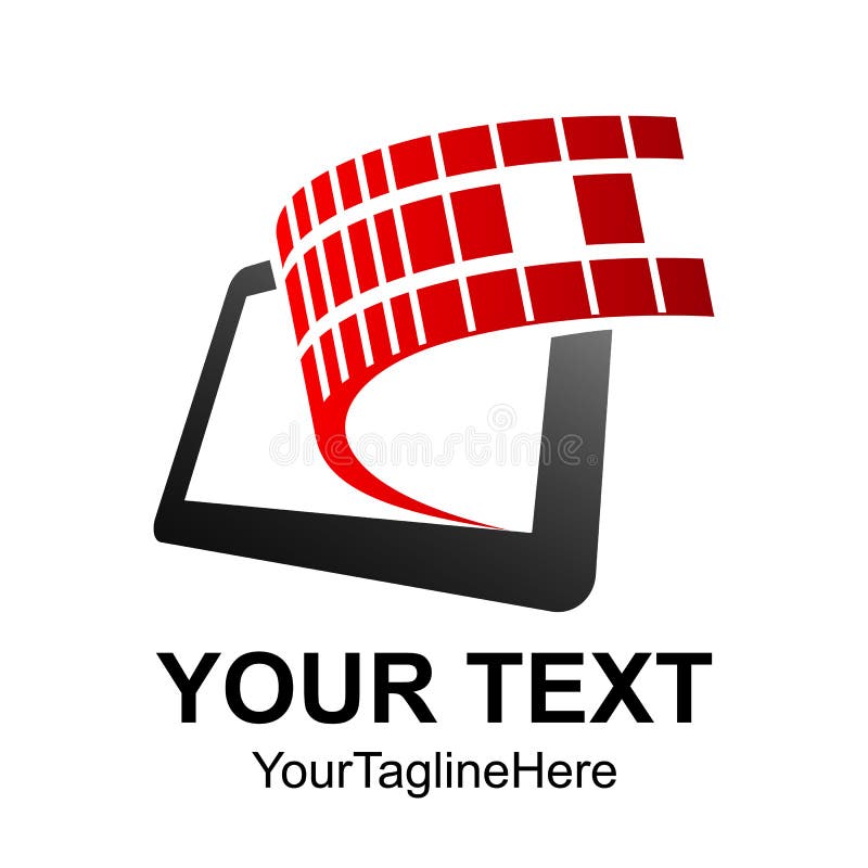 Mobile Phone App Center Logo Design Template Vector Stock Vector ...