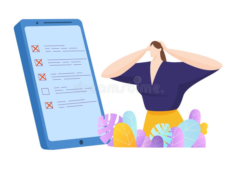 Mobile Phone Application To Do List, Failed Schedule Plan Smartphone ...