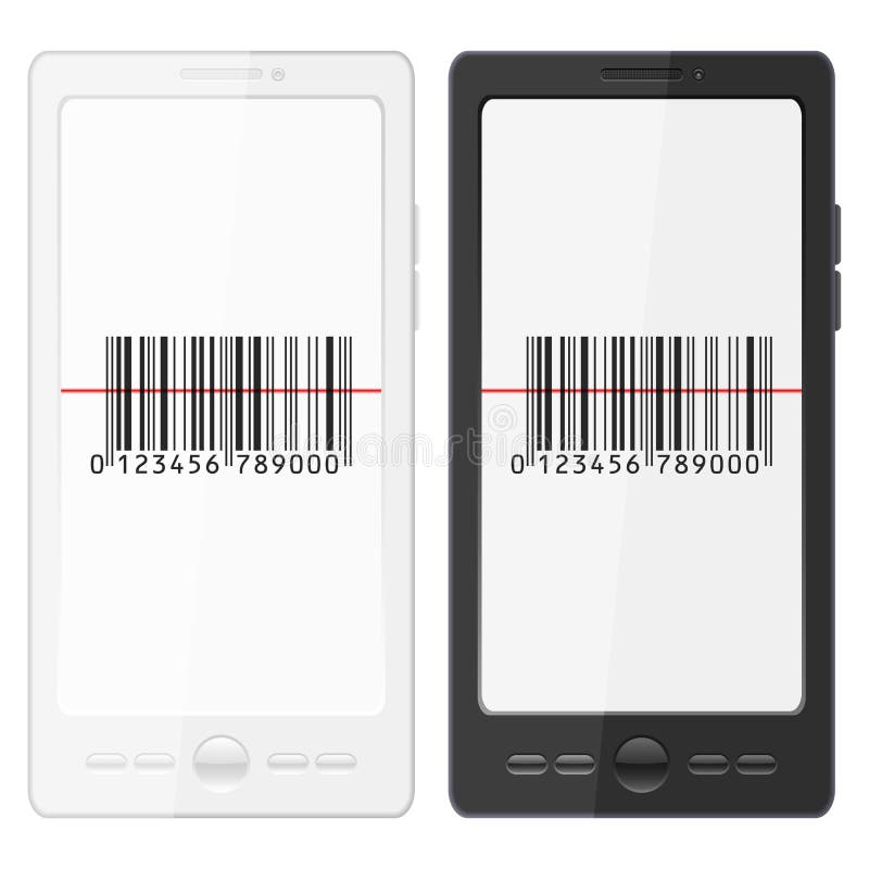Mobile Phone Decoder Qr Code Stock Vector - Illustration of hand, call ...