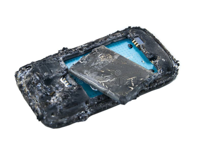 Mobile Phone Battery Explodes and Burns Due To Overheat Danger of Using ...