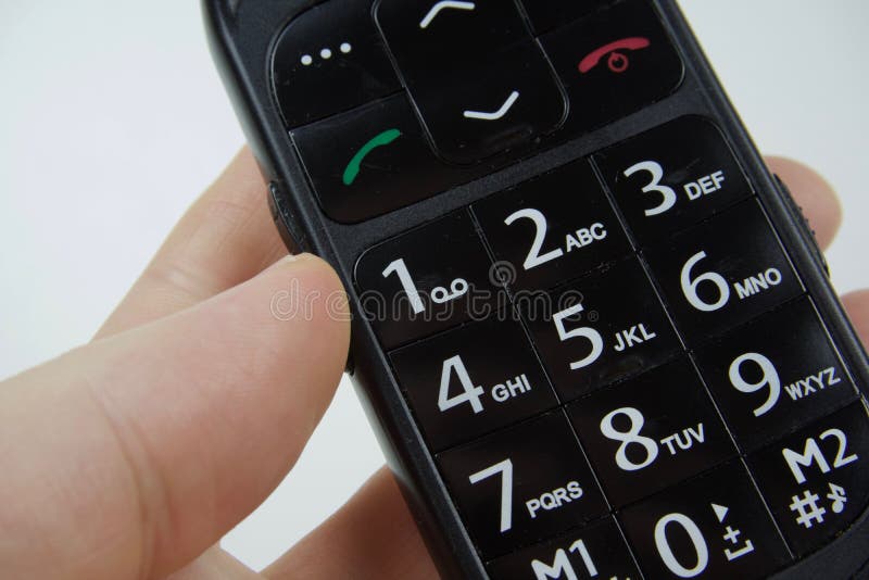 Mobile Phone with Big Keyboard Stock Photo - Image of mobile, equipment ...