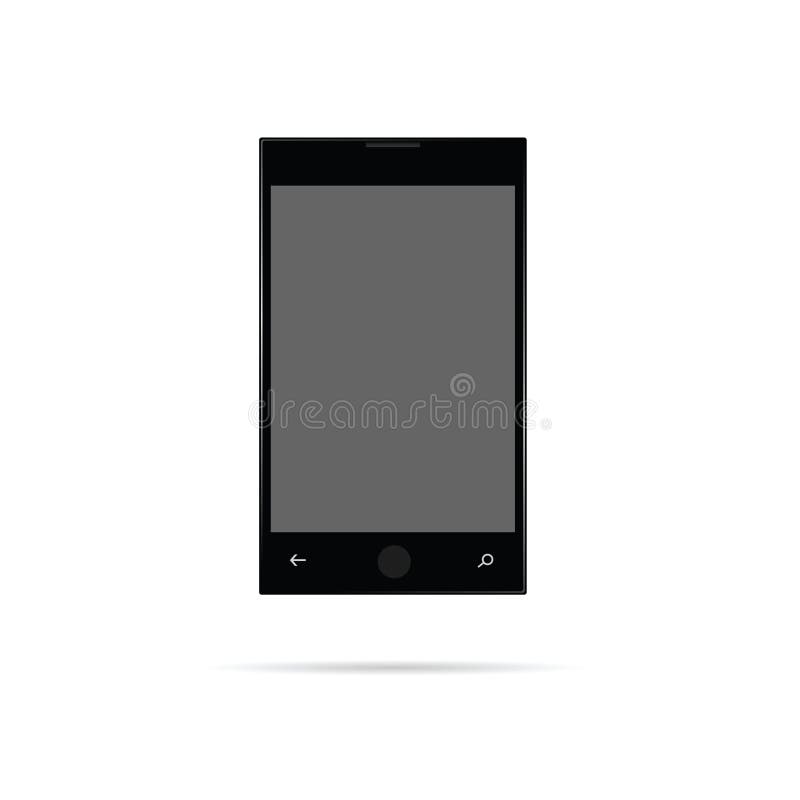 Mobile Phone Black Art Vector Stock Vector - Illustration of stylish ...