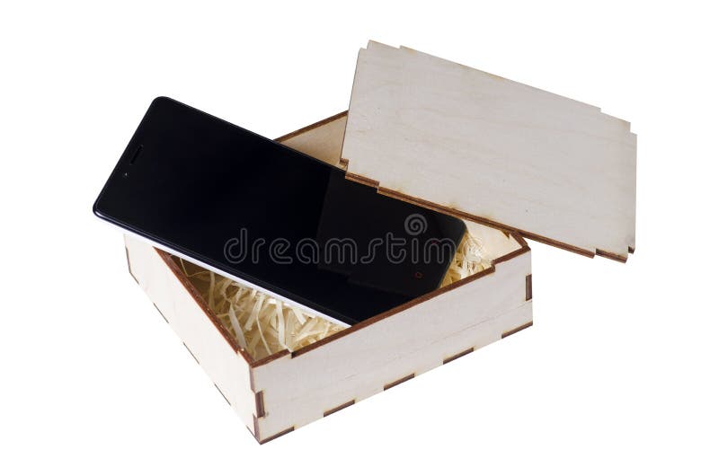 Mobile phone in the box stock photo. Image of multimedium - 92278958