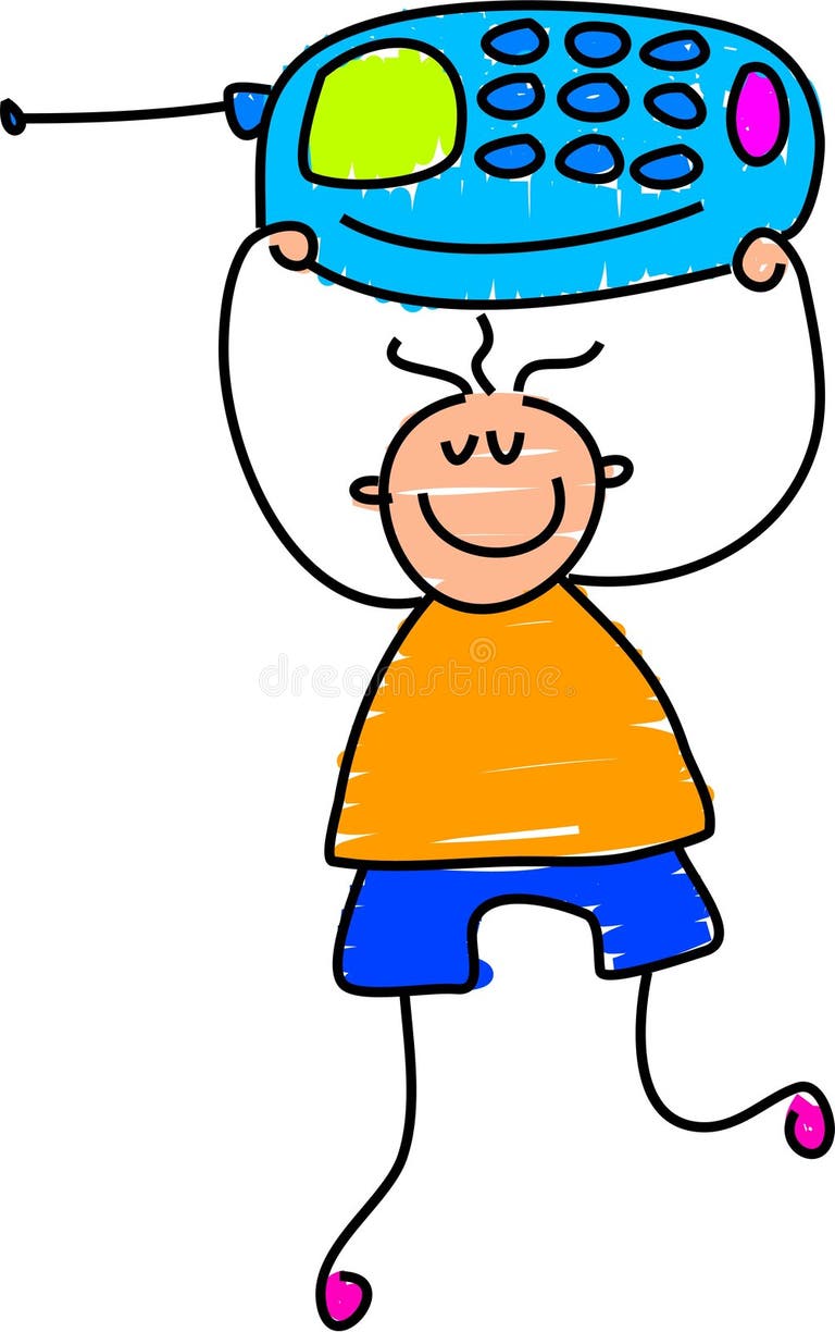 Children Mobile Phone Stock Illustrations – 4,834 Children Mobile Phone ...