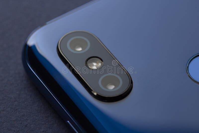 Mobile Phone Camera, Flash Lens. Close Up Stock Photo - Image of ...