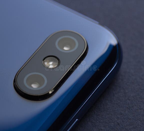 Mobile Phone Camera, Flash Lens. Close Up Stock Photo - Image of ...