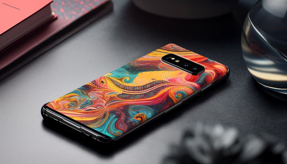 Phone and Cards Phone and Card Mobile Phone Stock Illustration ...