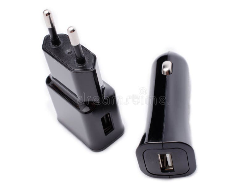 Mobile phone charger stock photo. Image of background - 68317828
