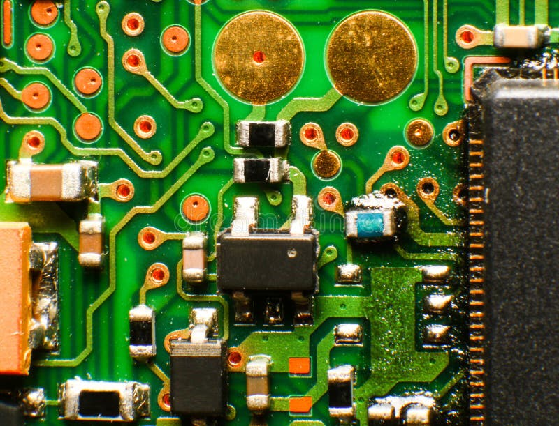 Mobile phone chip, macro stock photo. Image of digital - 98575294
