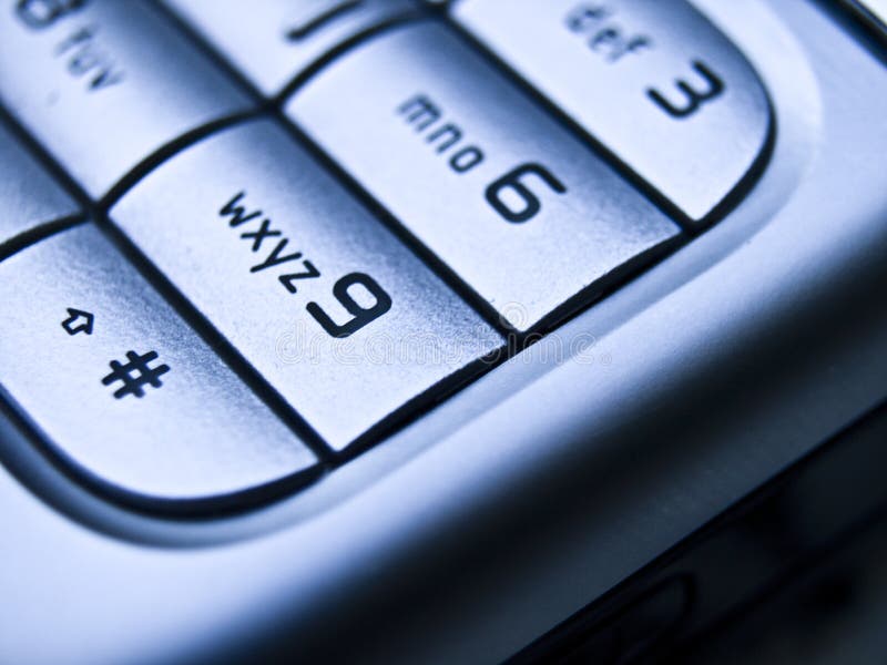 Phone close-up stock image. Image of close, dect, keys - 9967205