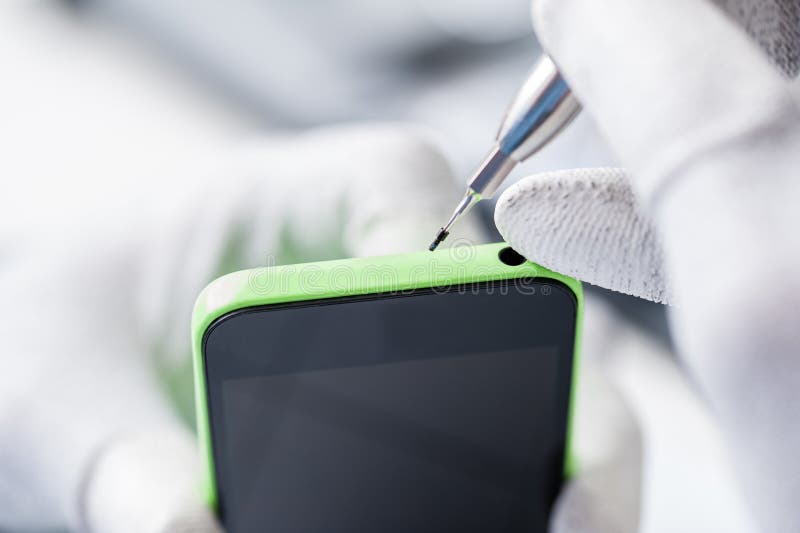 Components Inside Of Mobile Phone Stock Image - Image of cellular, hand ...