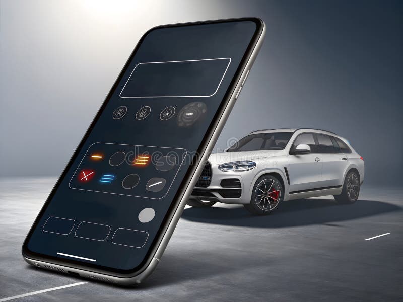 Mobile Phone that Controls the Car, Including Air Conditioning, Locking ...