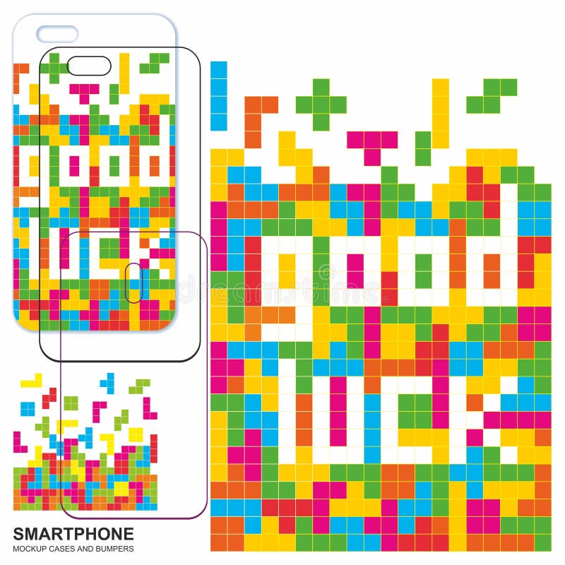 Tetris Pieces. Brick Retro Game on Dark Background Stock Vector ... Tetris Pieces. Brick Retro Game on Dark Background Stock Vector ...