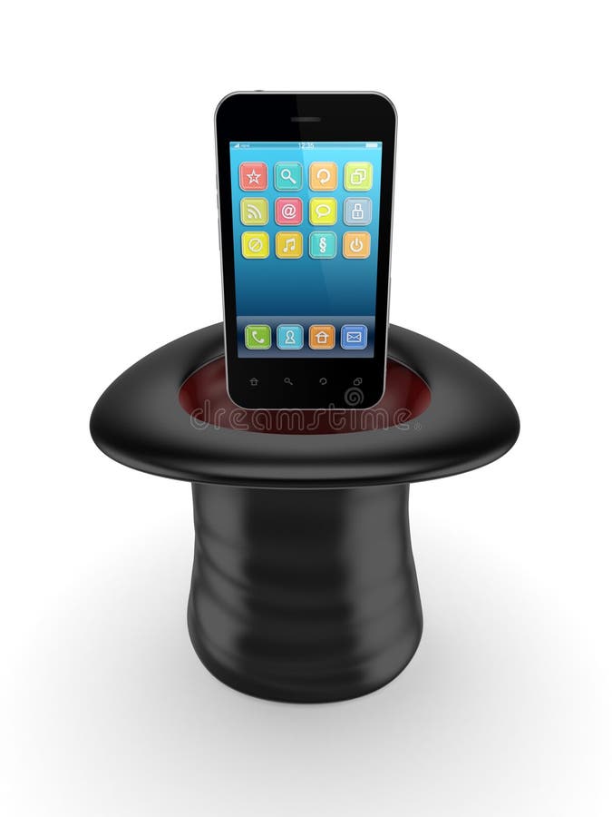 With Phone Cylinder Bucket Cartoon of for Liquid Stock Vector ...