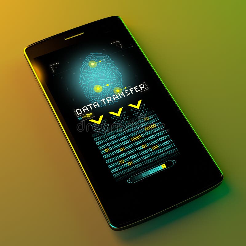 Mobile Phone, Data Transfer, Backup, Hacking. Privacy Violation ...