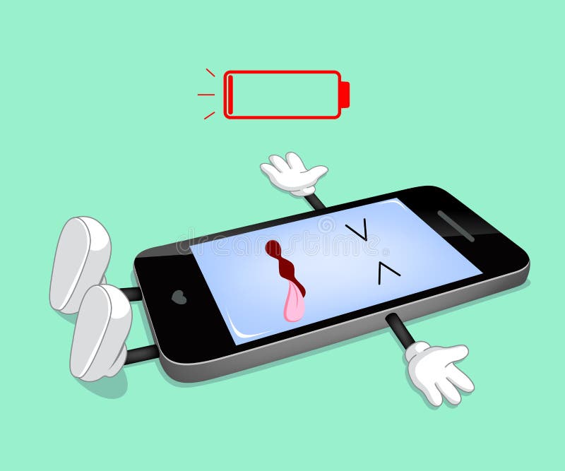 Mobile phone is dead stock vector. Illustration of problem - 80589302 Mobile phone is dead stock vector. Illustration of problem - 80589302