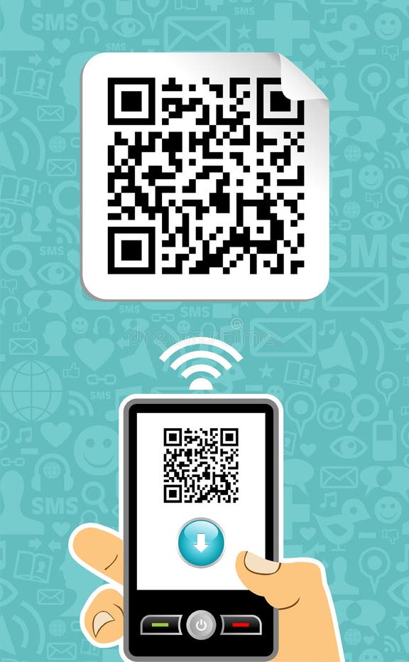 Barcode Scan Mobile Device Stock Illustrations – 1,769 Barcode Scan ...