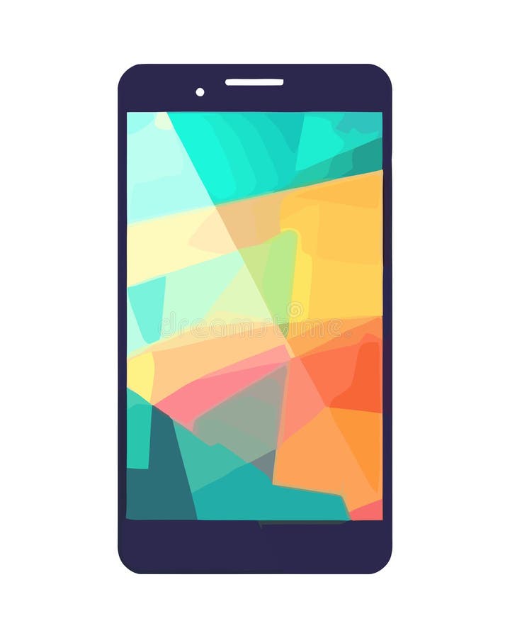 Mobile Phone Device Tech Icon Stock Vector - Illustration of smart ...