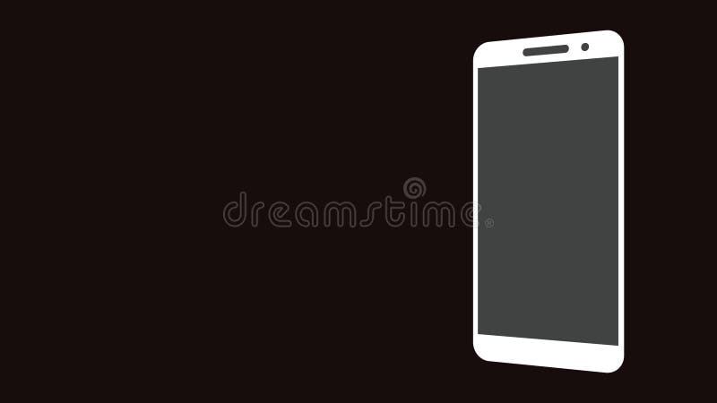 Mobile Phone Display Scale Up and Slide Presentation Mockup Move on ...