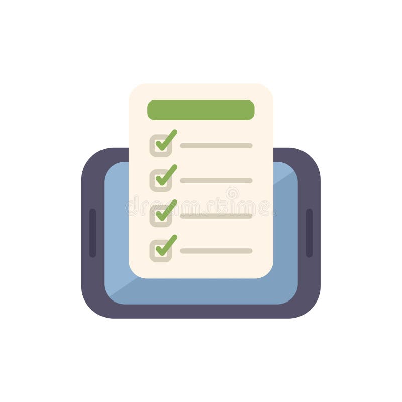 Mobile Phone Displaying Checklist for Task Management and Organization ...