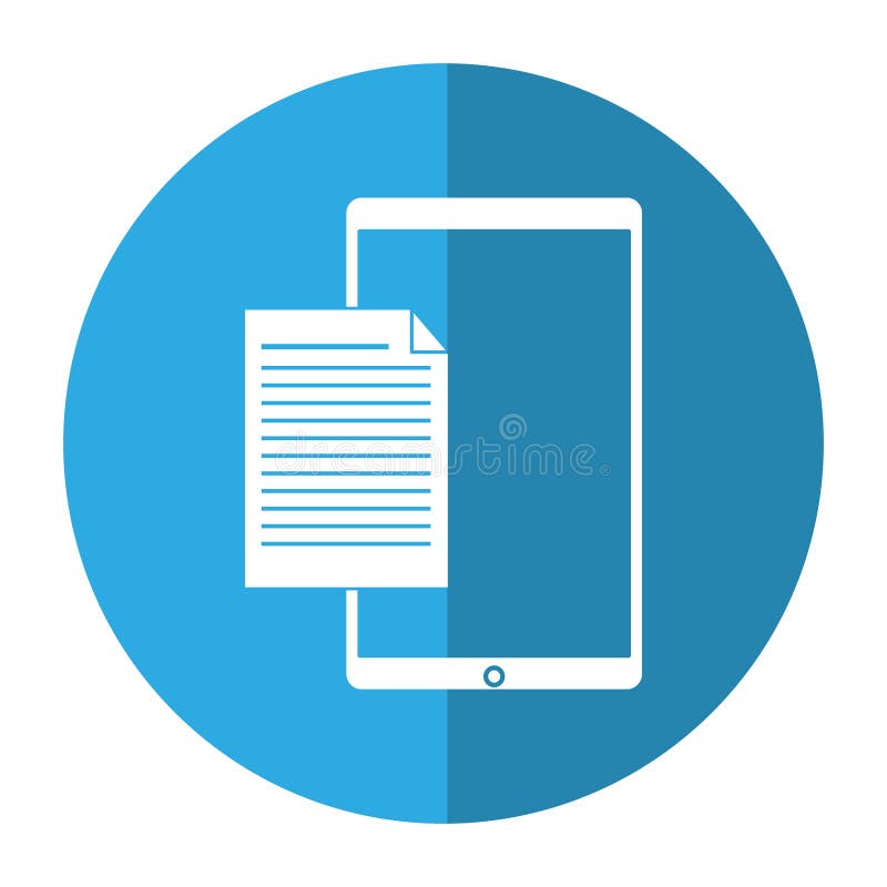 Phone Document and Pencil of Office and Work Design Stock Vector ...