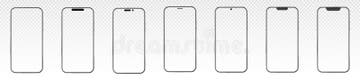 Mobile Phone Frame Border. Modern Smartphone Vector Stock Vector ...