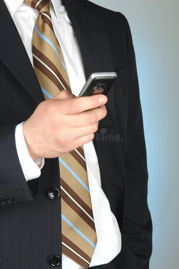 Mobile phone in hand stock image. Image of isolated, mobile - 13850883