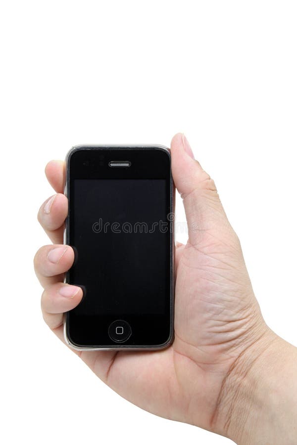 Mobile phone hand stock image. Image of cell, electronics - 19000331