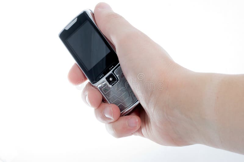 Mobile Phone In Hand Picture. Image: 3571272