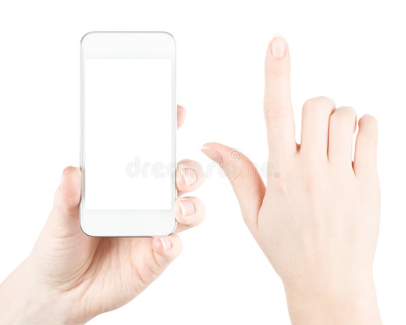 Mobile phone in hand stock photo. Image of media, network - 40045716