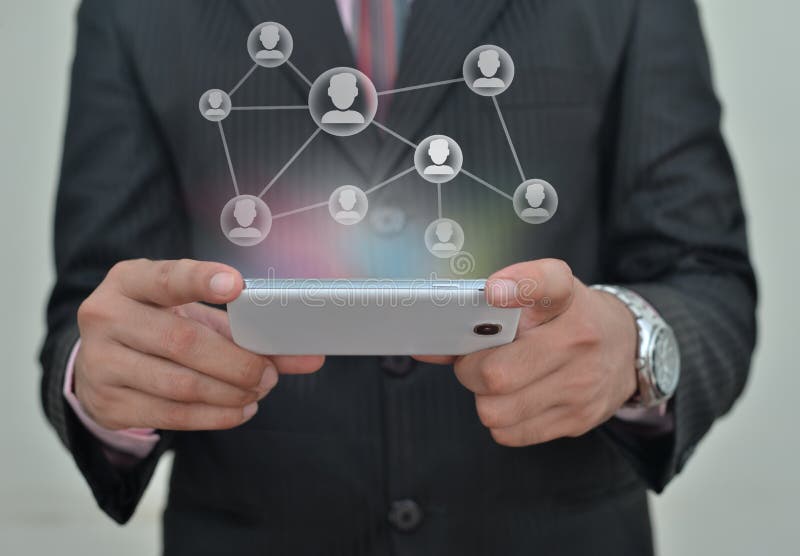 Mobile Phone in Hands of Professional Stock Photo - Image of hands ...