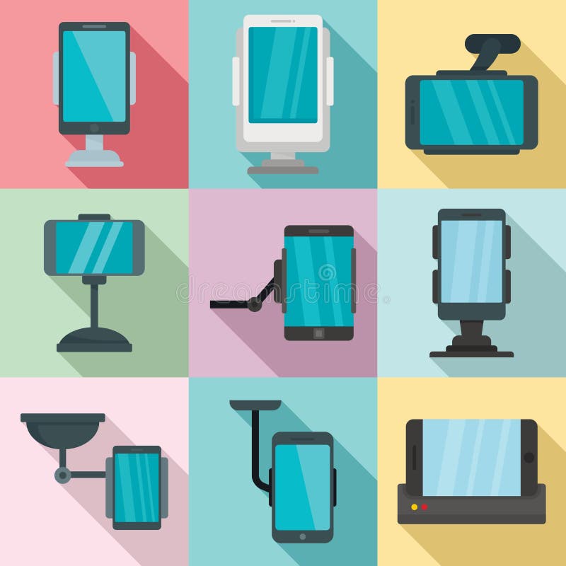 Phone Holder Stock Illustrations – 2,759 Phone Holder Stock ...