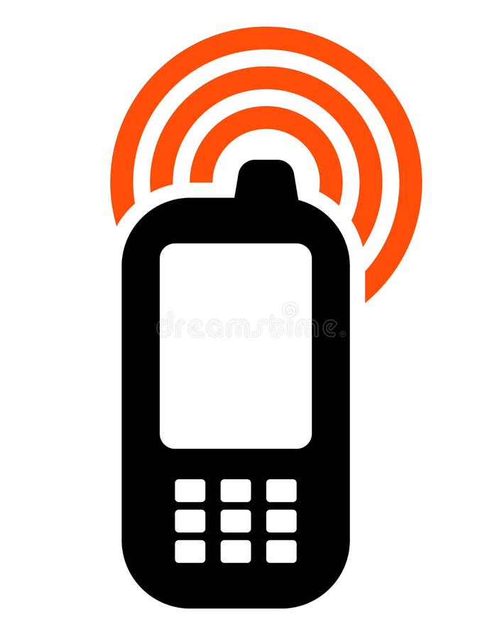 Mobile phone icon stock vector. Illustration of call - 37961134
