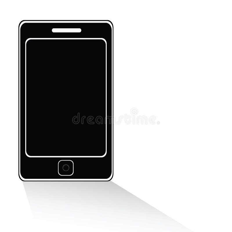Mobile Phone Icon Black Vector Stock Vector - Illustration of ...