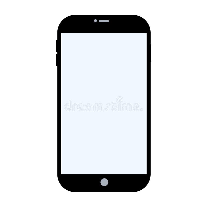 Mobile Phone Icon. Flat Design Style. Vector Illustration. Stock Vector ...