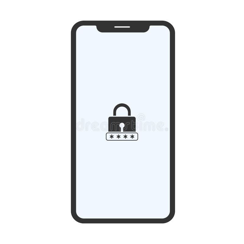 Mobile Phone Icon. Flat Design Style. Vector Illustration. Stock Vector ...