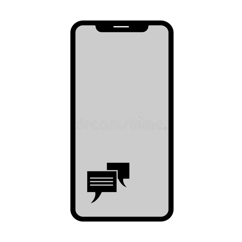 Mobile Phone Icon. Flat Design Style. Vector Illustration. Stock Vector ...