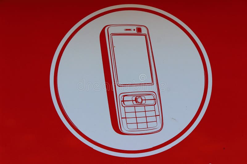 Mobile phone icon stock photo. Image of cellular, talk - 45843470