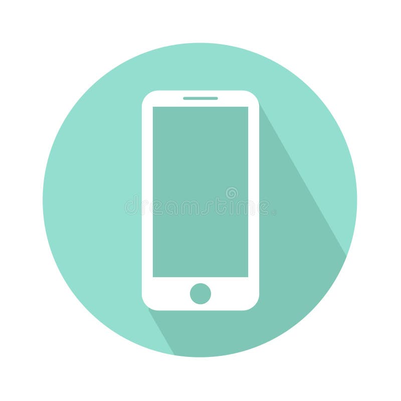 Mobile Phone Icon Round Stock Illustrations – 14,055 Mobile Phone Icon ...