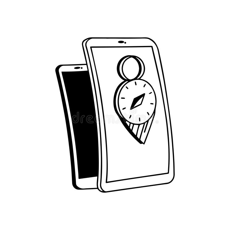 Mobile Phone Icon Set. for Mobile Concept and Web Design. Vector ...