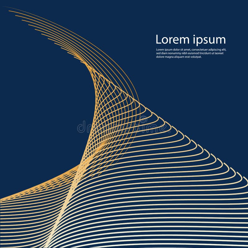 Abstract Wavy Background for Banner, Flyer, Book Cover, Poster. Dynamic ...